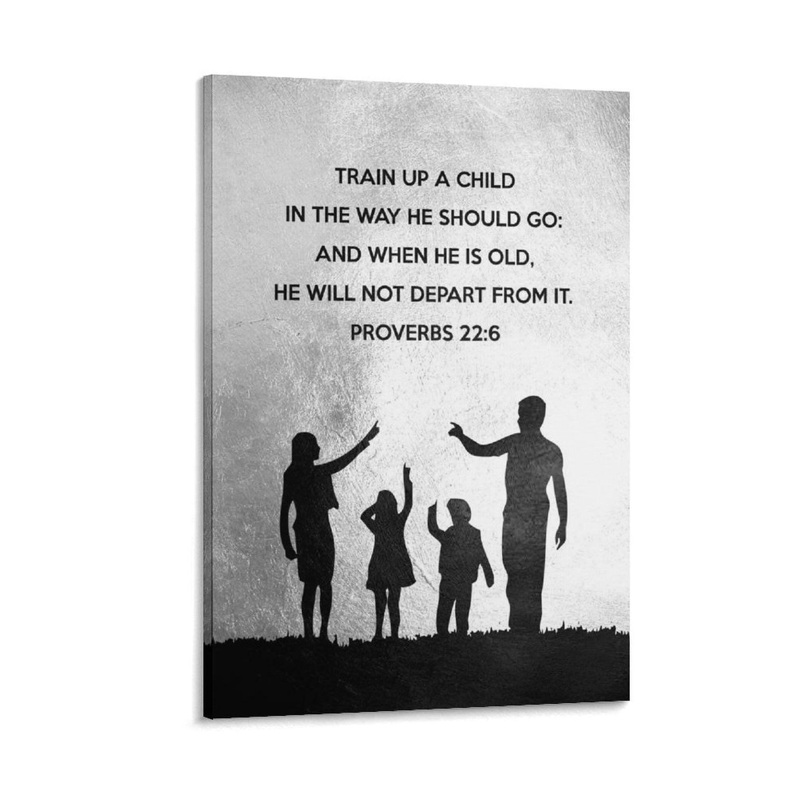 Bible Verses Charcoal Poster Jesus Christ (1) Painting On Canvas Wall ...