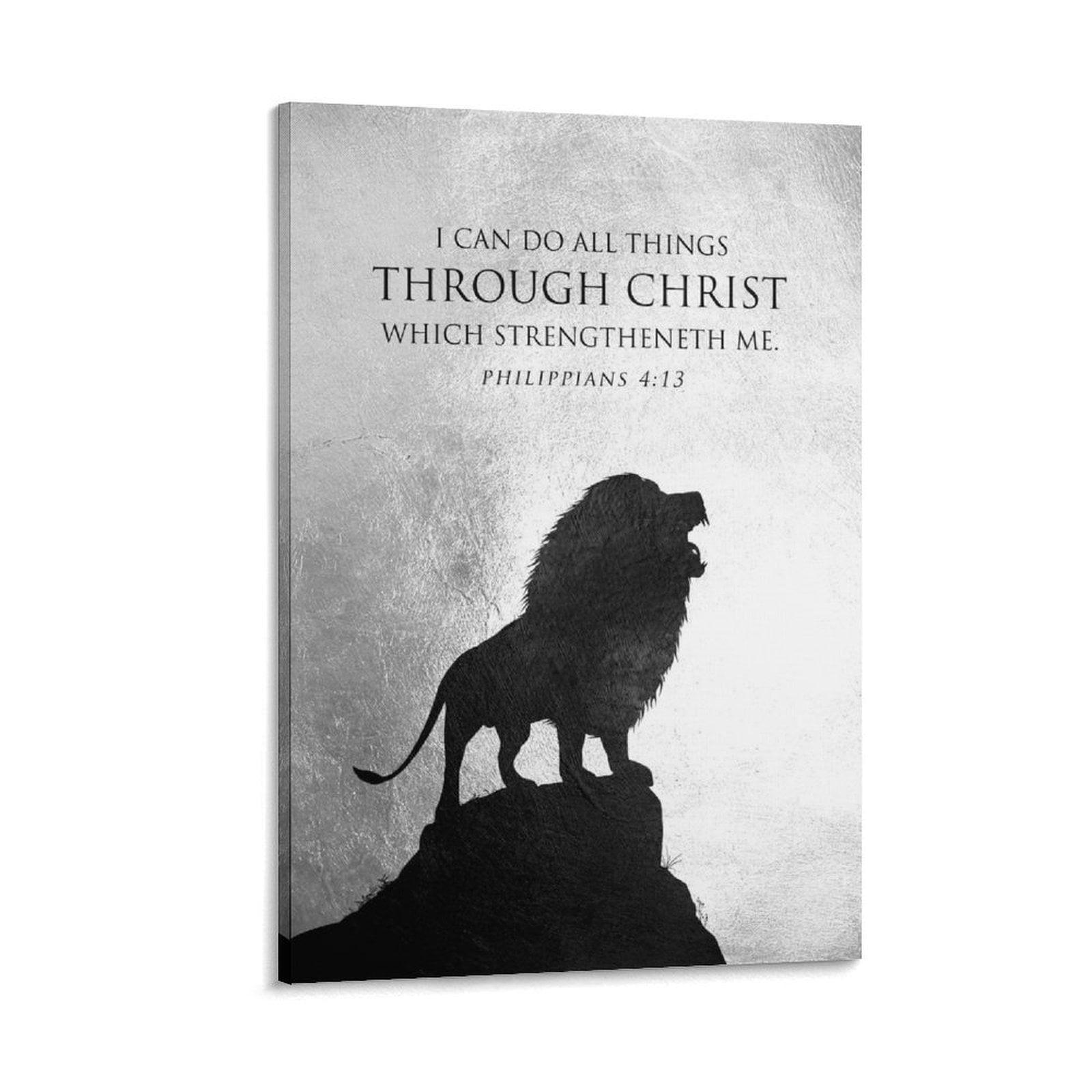 Bible Verses Charcoal Poster Jesus Christ (53) Canvas Poster Wall Art ...