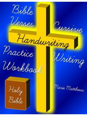 Bible Verses Cursive Handwriting Practice Writing Workbook - Walmart.com