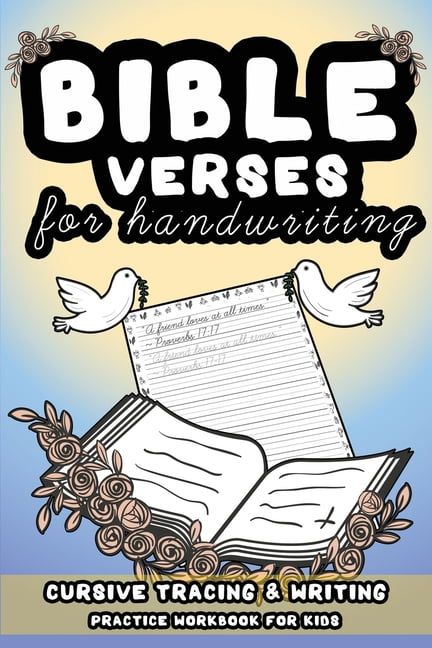 Handwriting Practice Books Bible Verses For Handwriting.: Cursive ...
