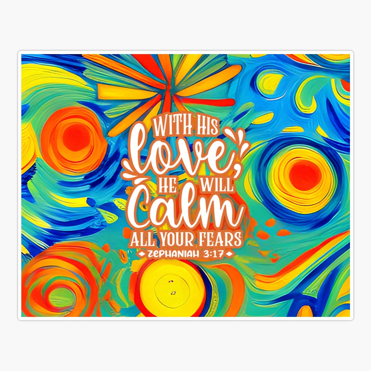 Bible Verses For Healing Zephaniah 317 Preppy Swirling Floral RGB ...