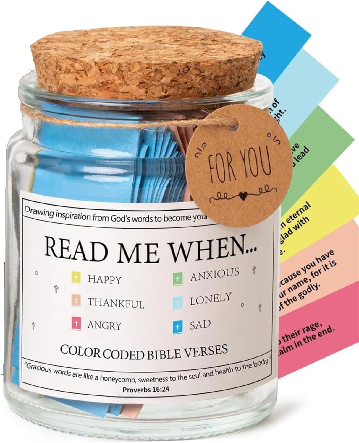 Bible Verses in a Jar,Bible Verse Jar,Read Me When Bible Verses Jar for ...