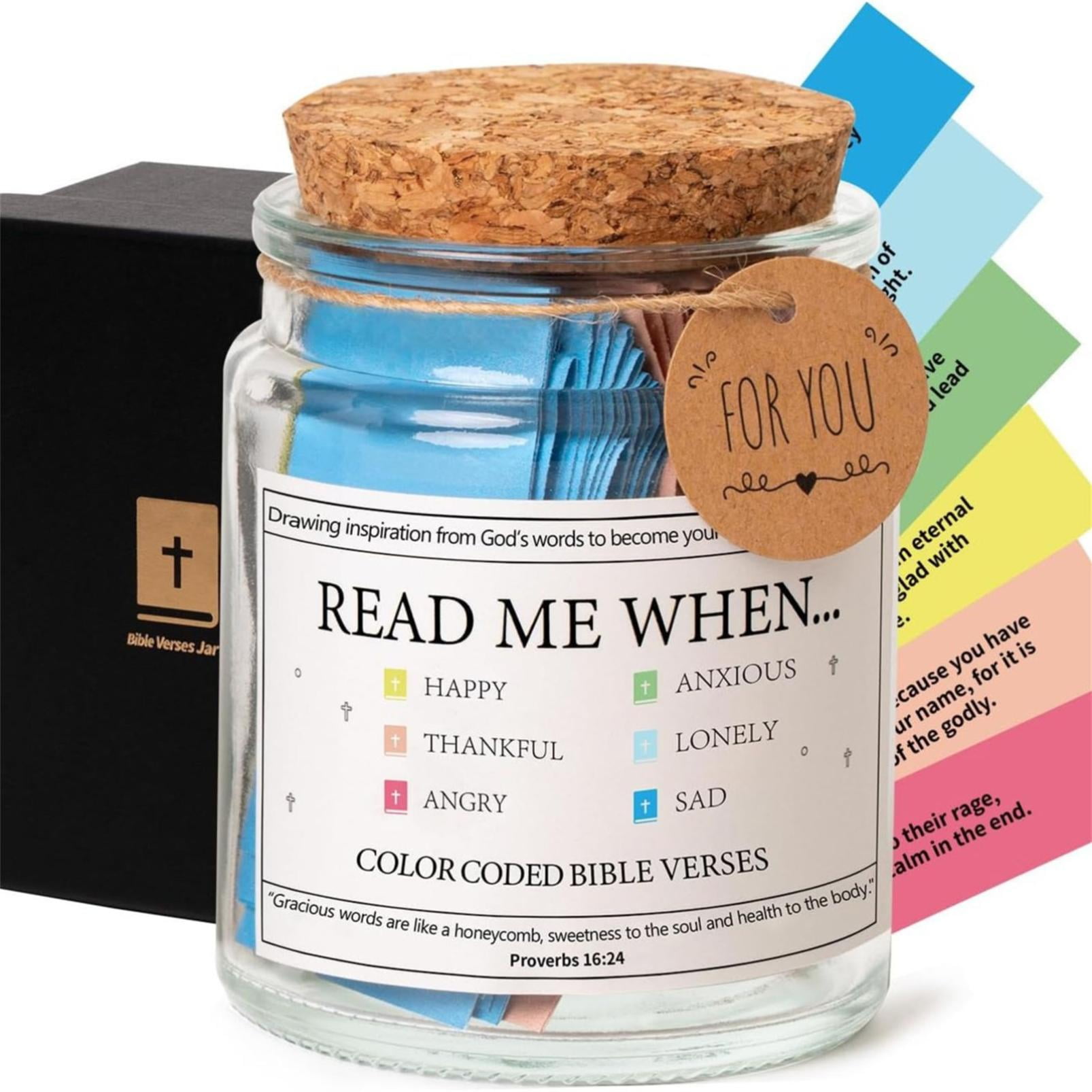 Bible Verses Jar For Mom, Christian Gifts For Women, Birthday Gifts For ...