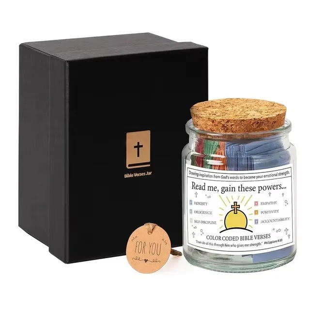 Bible Verses Jar for Emotions and Feelings Color Coded Gratitude Jar ...