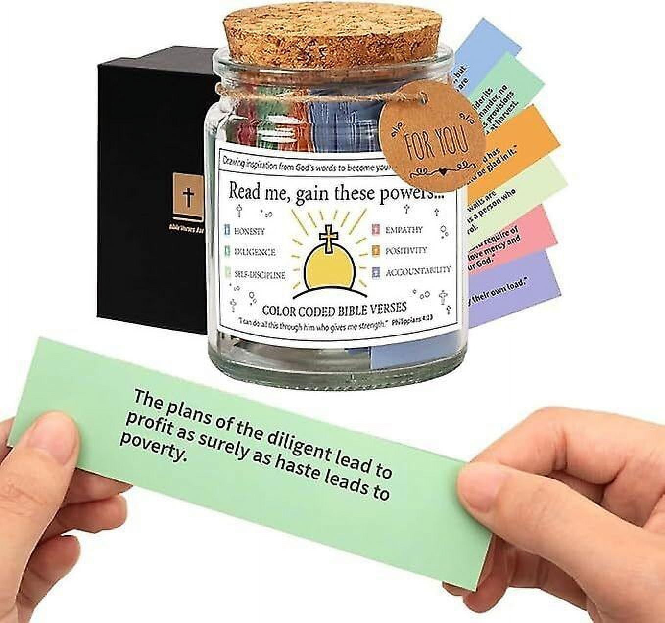 Bible Verses Jar for Emotions and Feelings Jesus Scripture Jar for ...