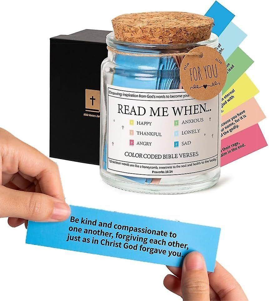 Bible Verses Jar for Emotions and Feelings Jesus Scripture Jar for ...