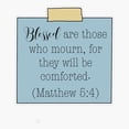 Bible Verses Sticker Matthew 5:4 Bible Quote Faith Christian Stickers ...