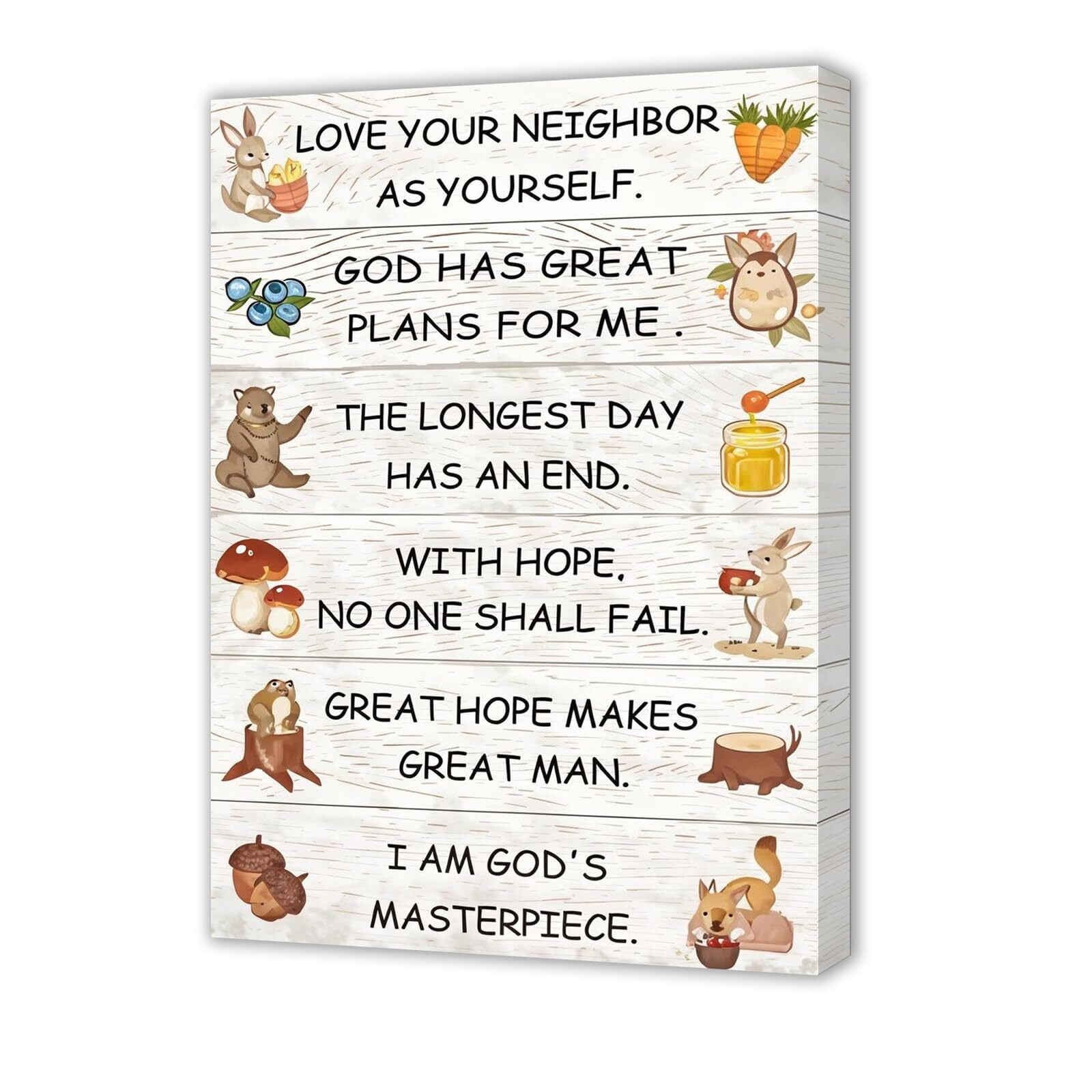 Bible Verses Wall Decor Christian Wall Art Bible Posters for Classroom ...