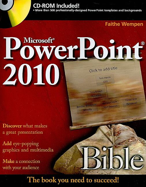 Bible (Wiley) Microsoft PowerPoint 2010 Bible, Book 650, (Paperback ...