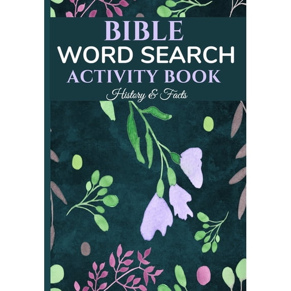 Bible Word Search Activity Book - History & Facts: Bible Puzzles ...