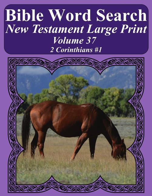 Bible Word Search Books for Adults Horse Lover's Edition: Bible Word ...