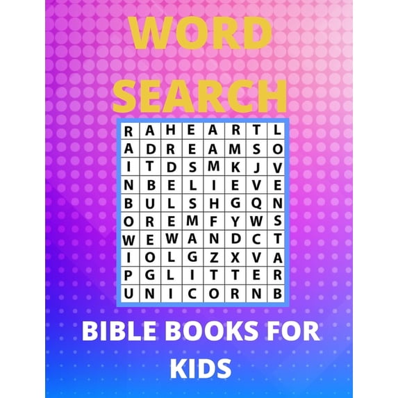 Bible Word Search Books For Kids: Amazing Word Search Puzzles, Games ...