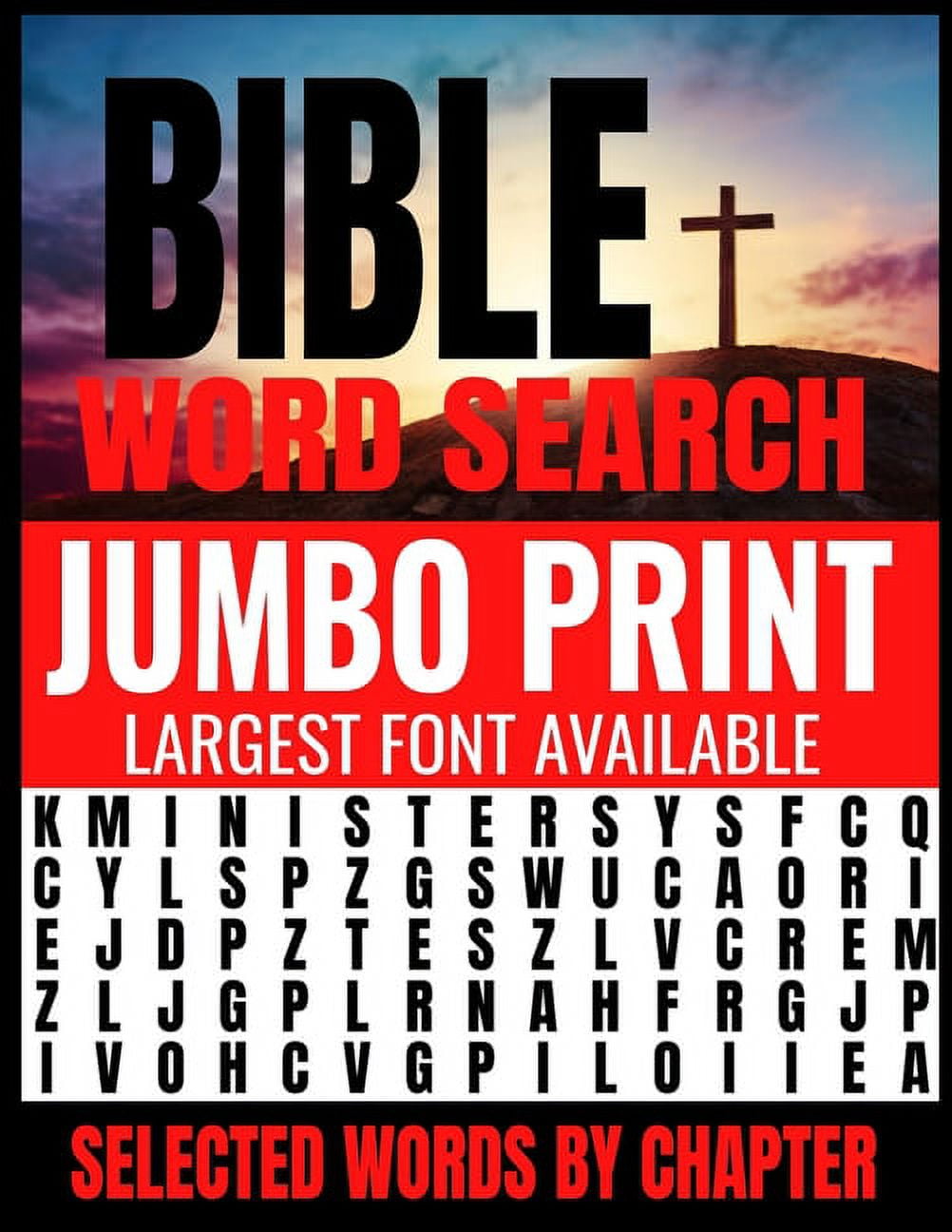 Bible Word Search Jumbo Print : Largest Font Available - Extra Easy on ... Bible Word Search Jumbo Print : Largest Font Available - Extra Easy on ...