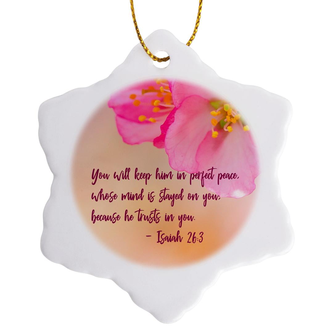 3drose, Bible - You Will Keep Him in Perfect Peace, Whose Mind Is ...