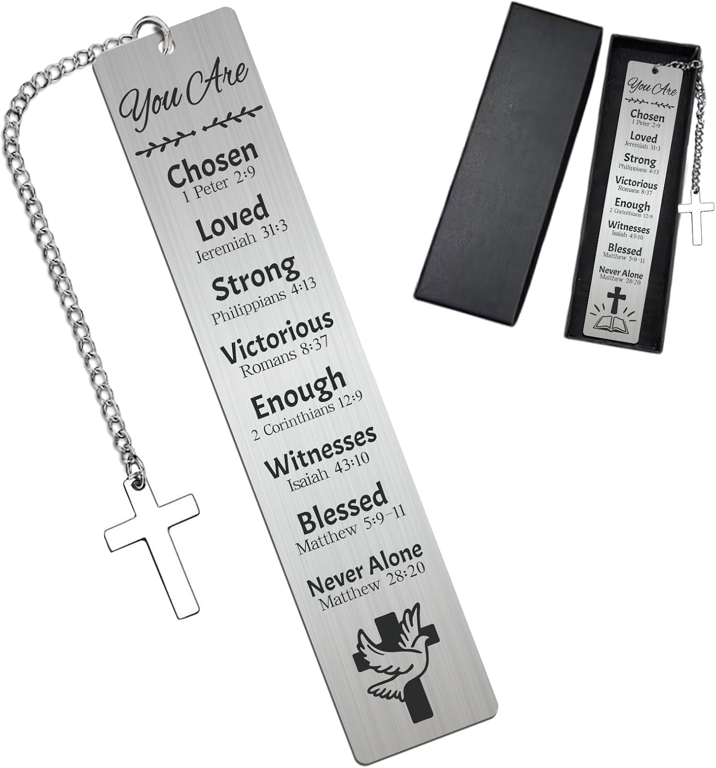 Bible and Pattern Metal Bookmarks for Book Lovers Reading Women Men ...