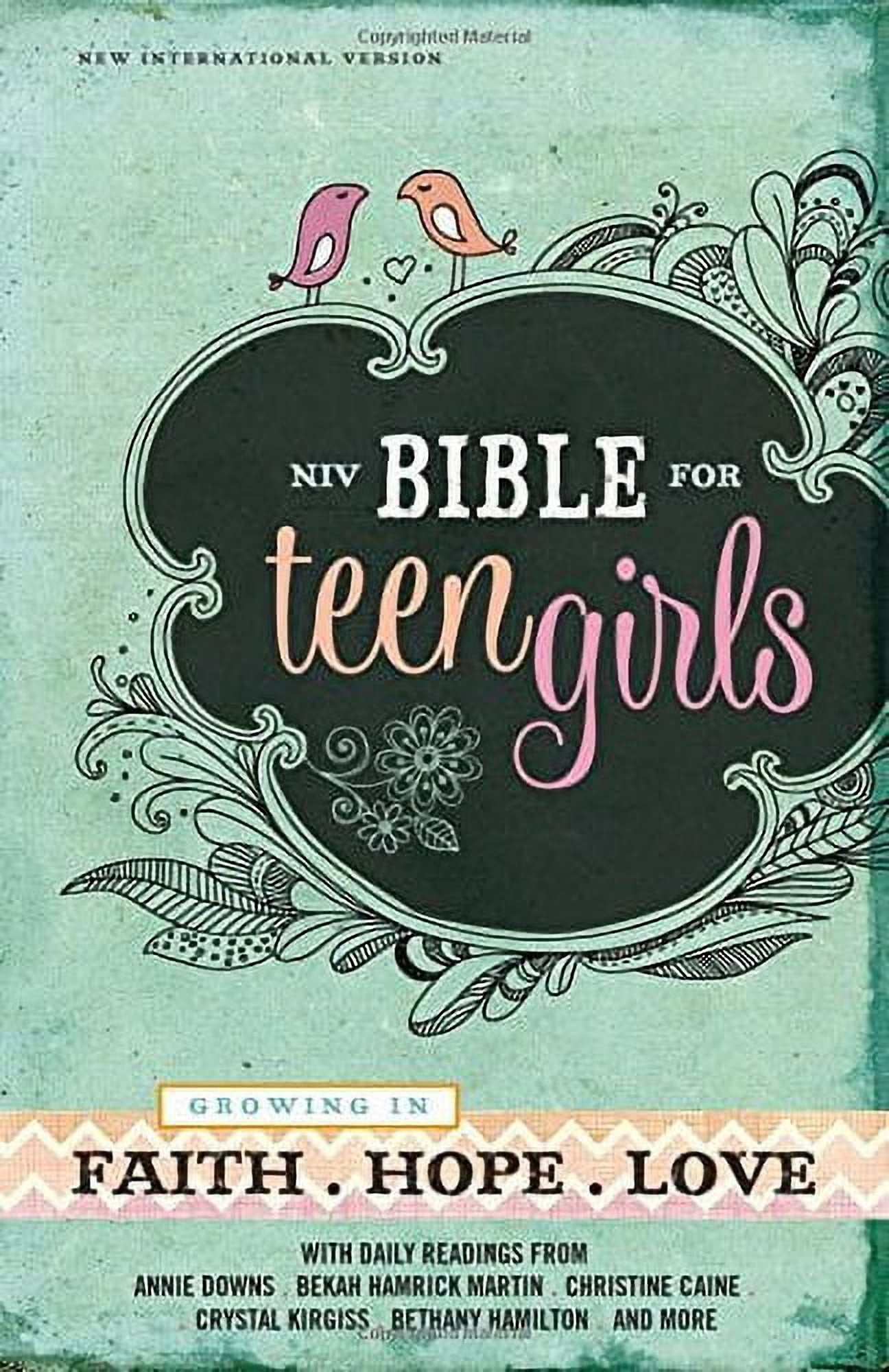 Bible for Teen Girls-NIV: Growing in Faith, Hope, and Love (Hardcover ...