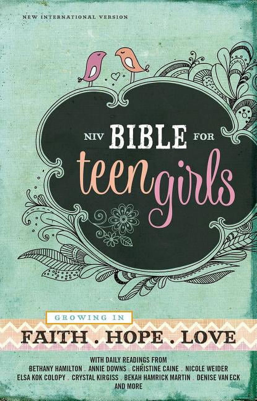 Bible for Teen Girls-NIV: Growing in Faith, Hope, and Love (Hardcover ...