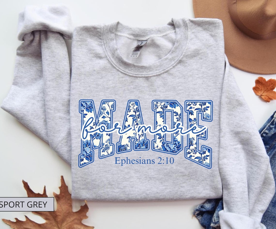 Bible verse Sweatshirts, Christian shirt for women, Chinoiserie ...