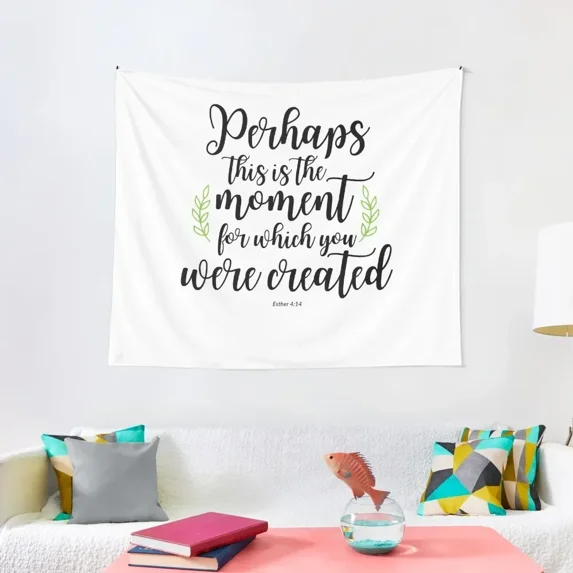 Bible verse Tapestry Wall Mural Room Design Carpet Wall Tapestry ...