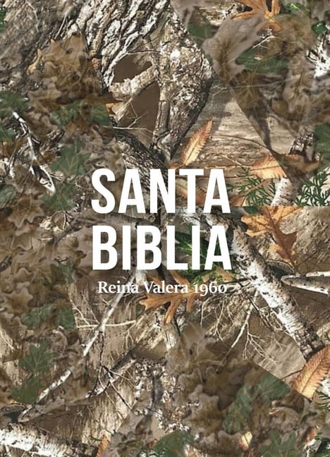 Biblia Rvr 1960 Compacta SÃ­mil Piel Camuflaje Hojas Verde (Bible Rvr 1960 Compact Size ...