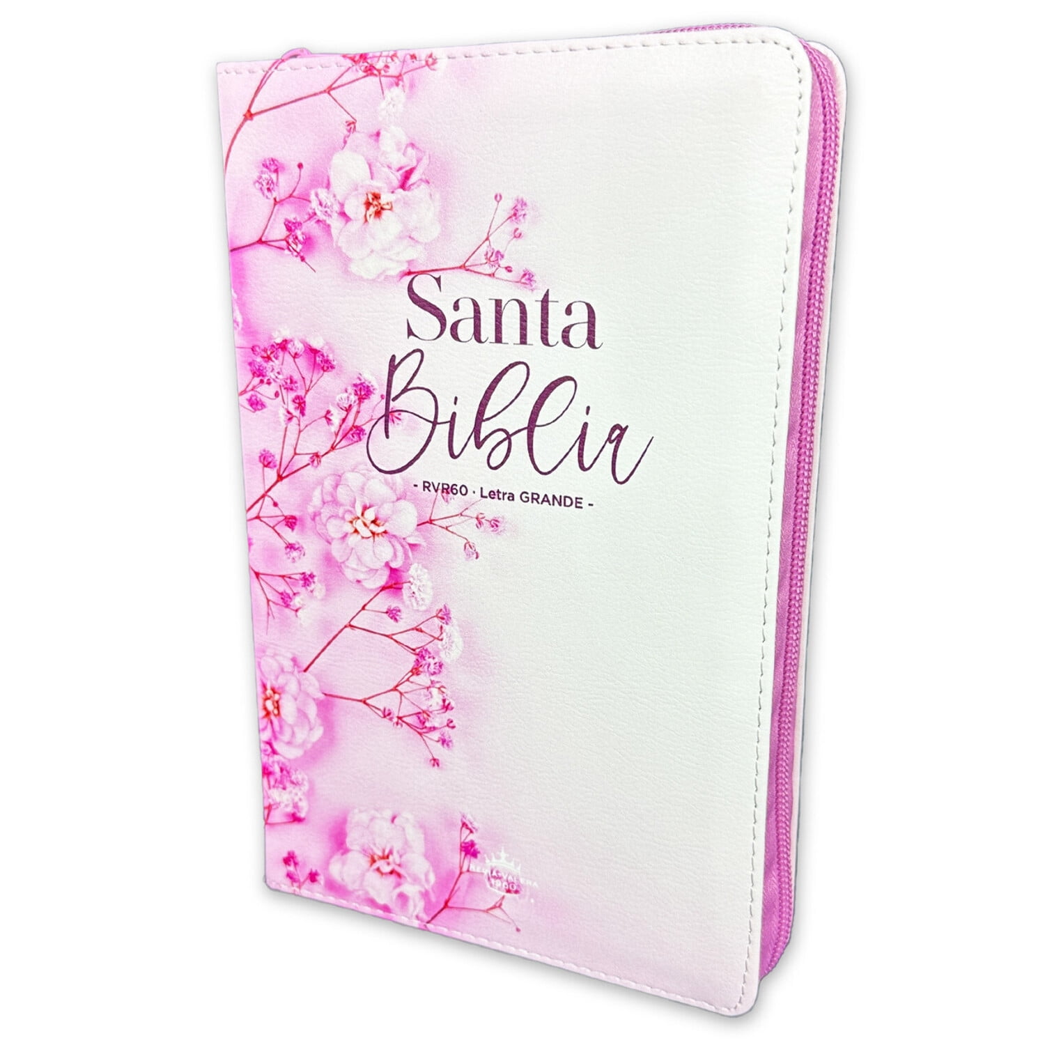 Biblia para Mujeres Letra Grande 12 puntos con Cierre RV1960 imit piel floral turquesa con ...