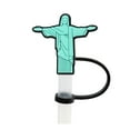 Biblical Design Straw Cover for Cup Silicone Bow Protector Topper ...
