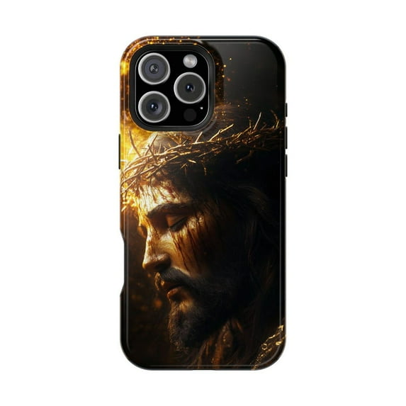 Biblical Jesus Christ with Crown of Thorns Case for iPhone 11,12,13,14 ...