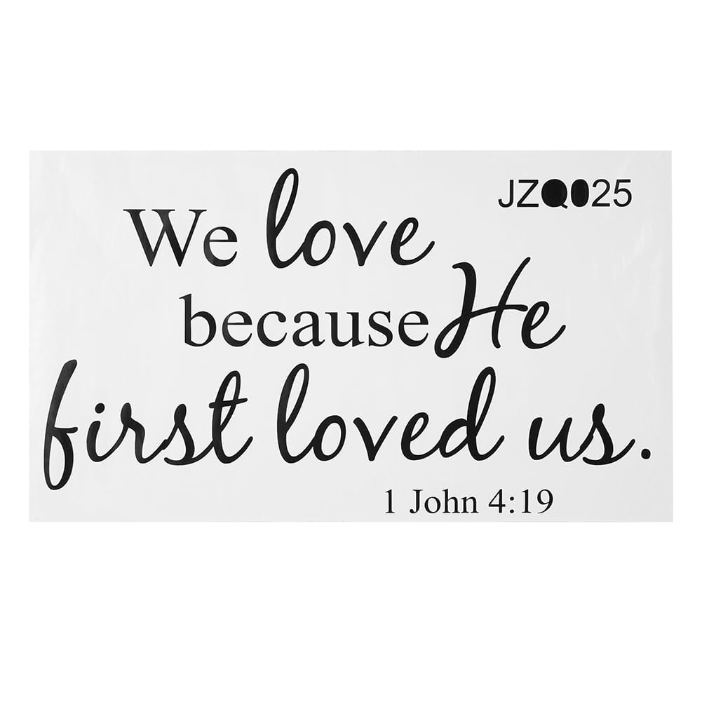 Biblical poem wall stickers, Christian quotations wall stickers, home ...