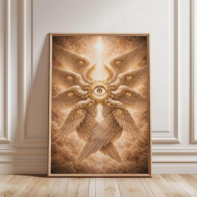Biblically Accurate Angel Seraphim Biblical Illustration Christian ...