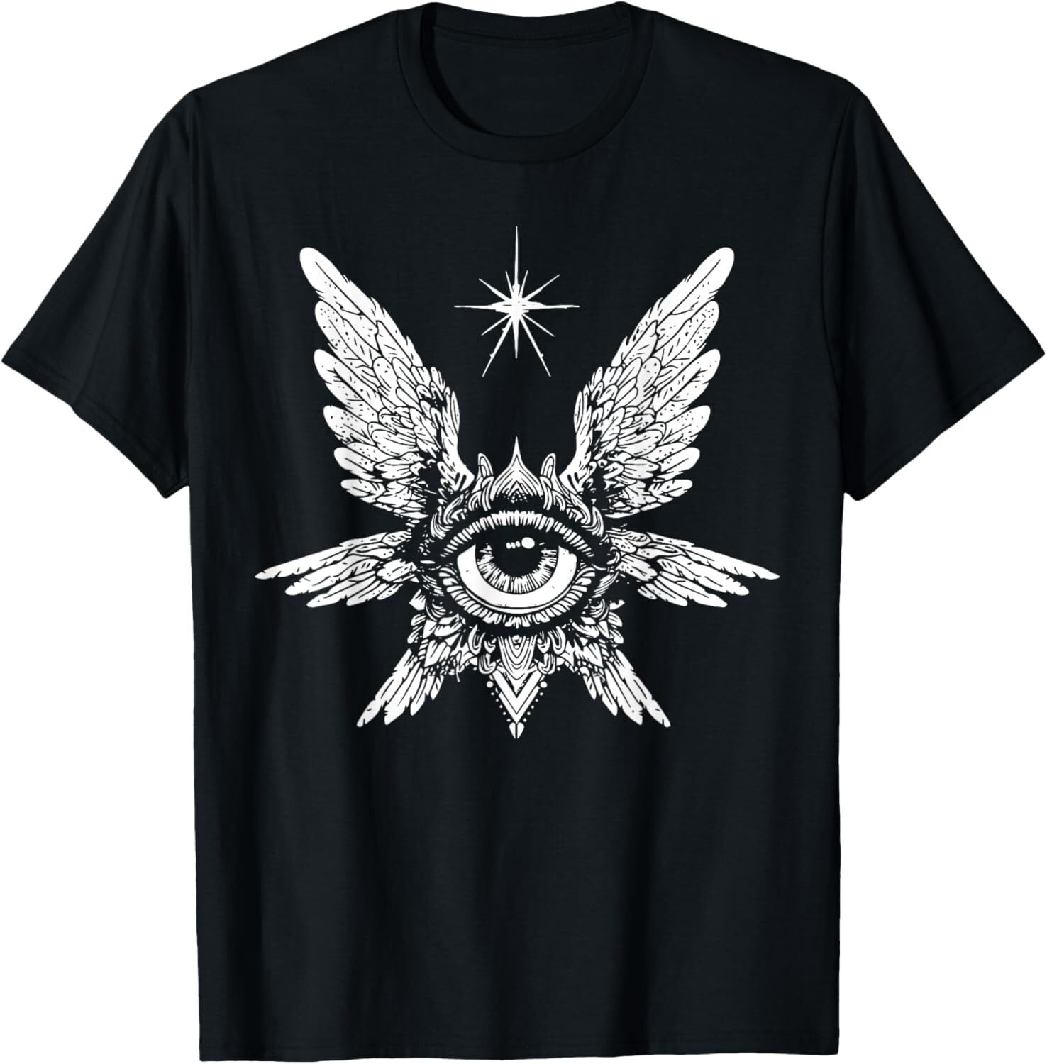 Biblically Accurate Angel Seraphim Gothic Edgy T-Shirt Hoodie - Walmart.com
