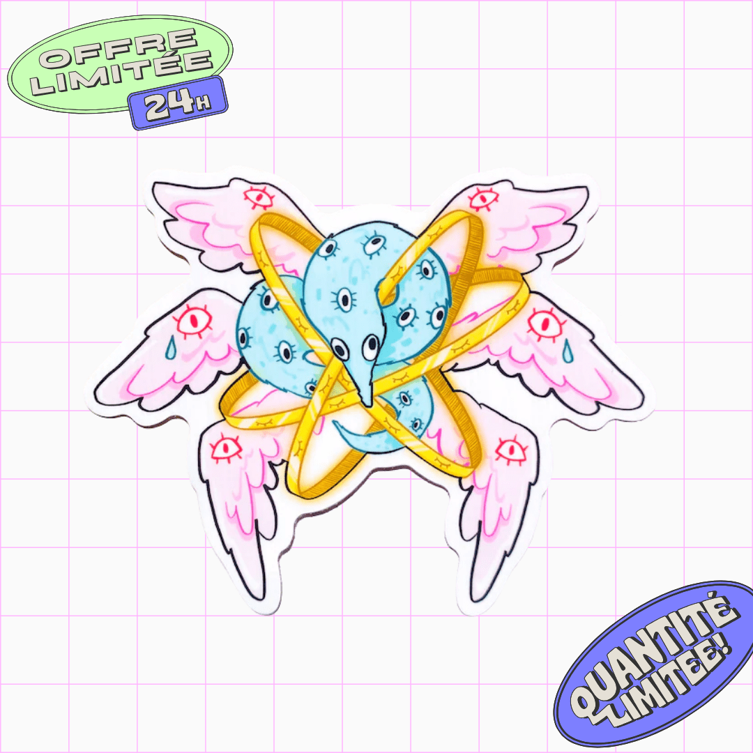 Biblically Accurate Worm On a String Sticker | Funny Matte Vinyl Design ...