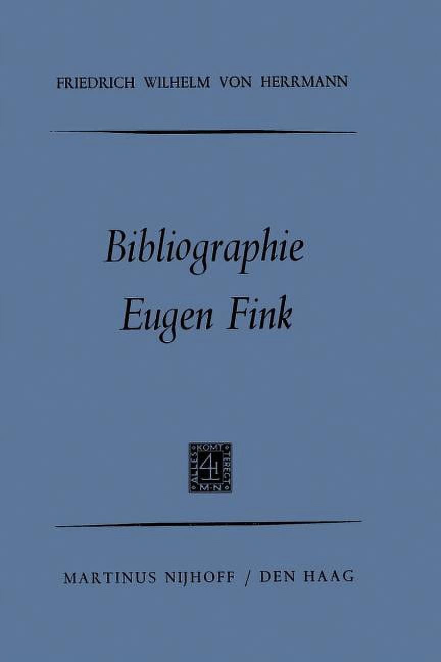 Eugen Fink Books - Walmart.com