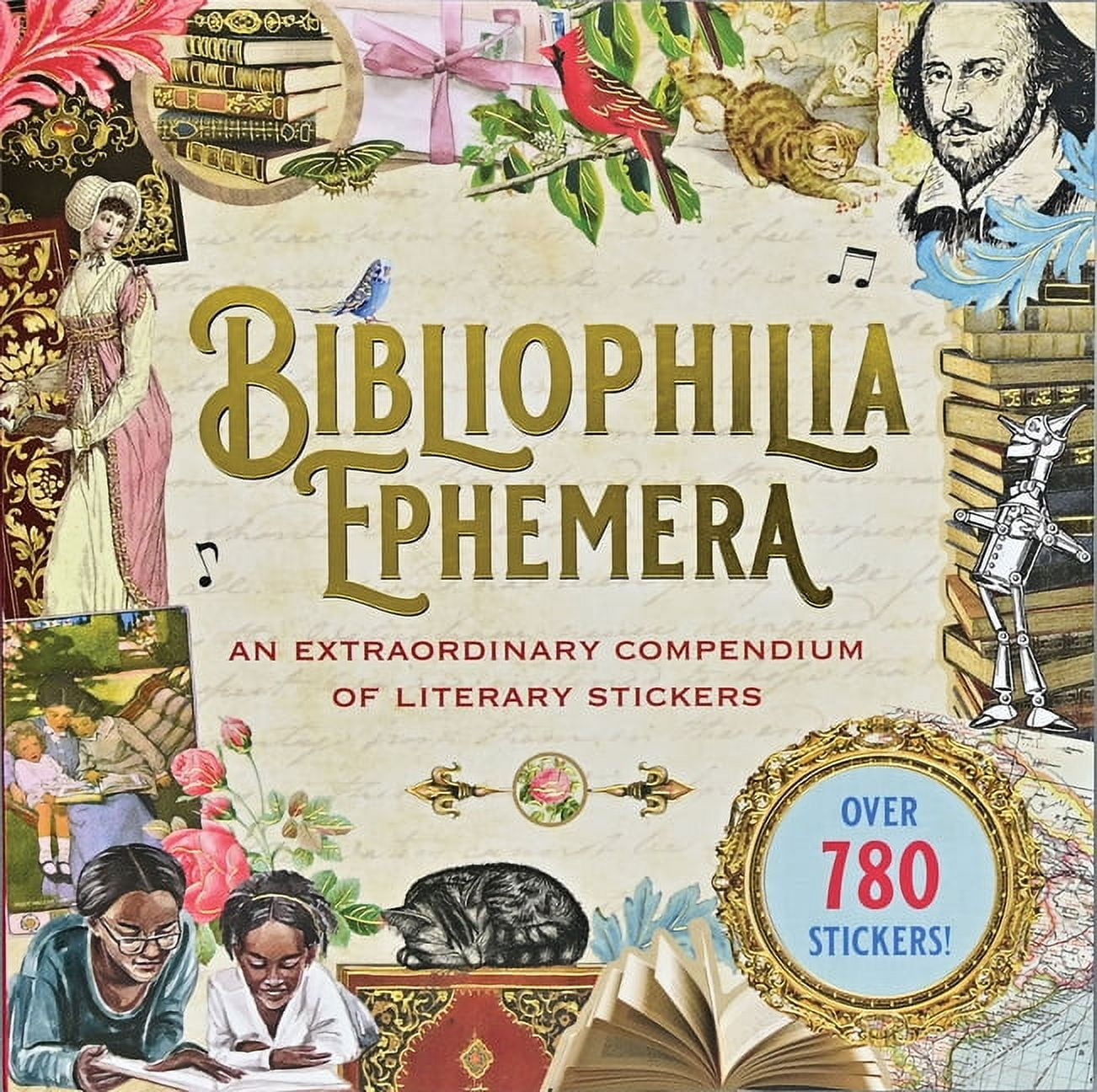 Bibliophilia Ephemera Sticker Book (Over 780 Stickers), (Paperback) - Walmart.com