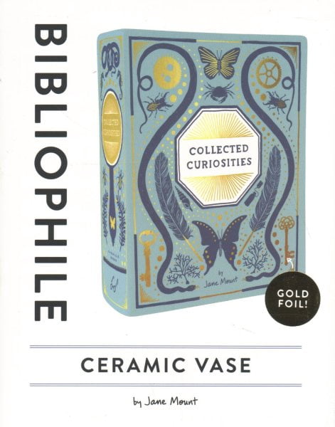 Bibliophile Ceramic Vase by Jane Mount: Bookish Charm, Desk Décor ...
