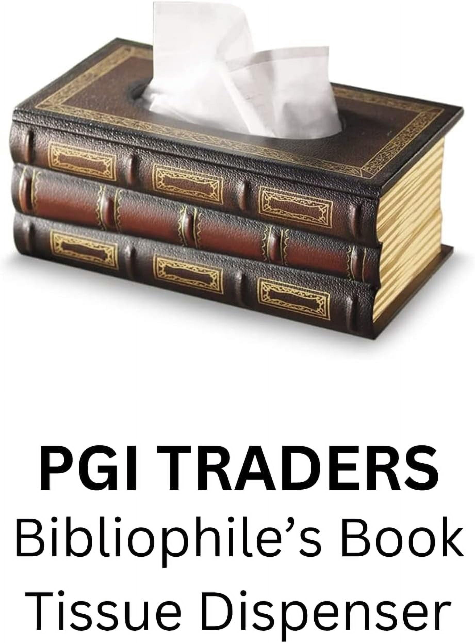 Bibliophile’s Book Tissue Dispenser | Covers Standard Box | Facial ...