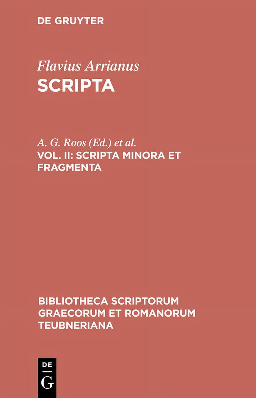 Bibliotheca Scriptorum Graecorum Et Roma Scripta minora et fragmenta, Book 1242, (Hardcover ...