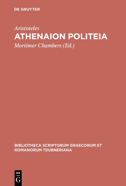 Bibliotheca scriptorum Graecorum et Romanorum Teubneriana: Athenaion Politeia (Paperback ...