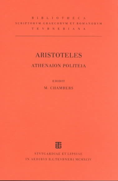 Bibliotheca scriptorum Graecorum et Romanorum Teubneriana: Athenaion Politeia (Paperback ...