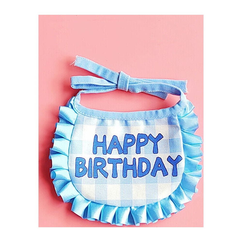 Bibs Birthday Pet Birthday Set Cap Scarf Party Props Hat Cat Supplies ...