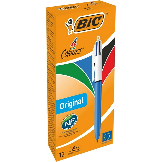 Bic 4 Colours Original Pens, Multi Coloured Pens All In One ...