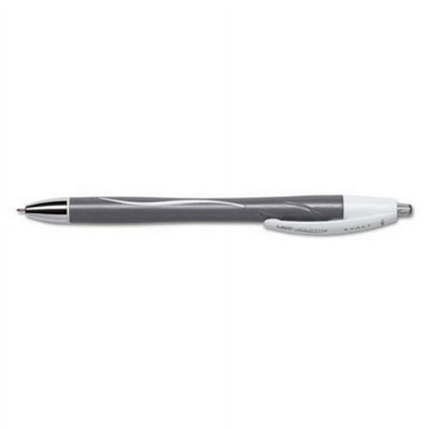 Bic Atlantis Retractable Ballpoint Pen, Black Ink, Fine Point - Walmart ...