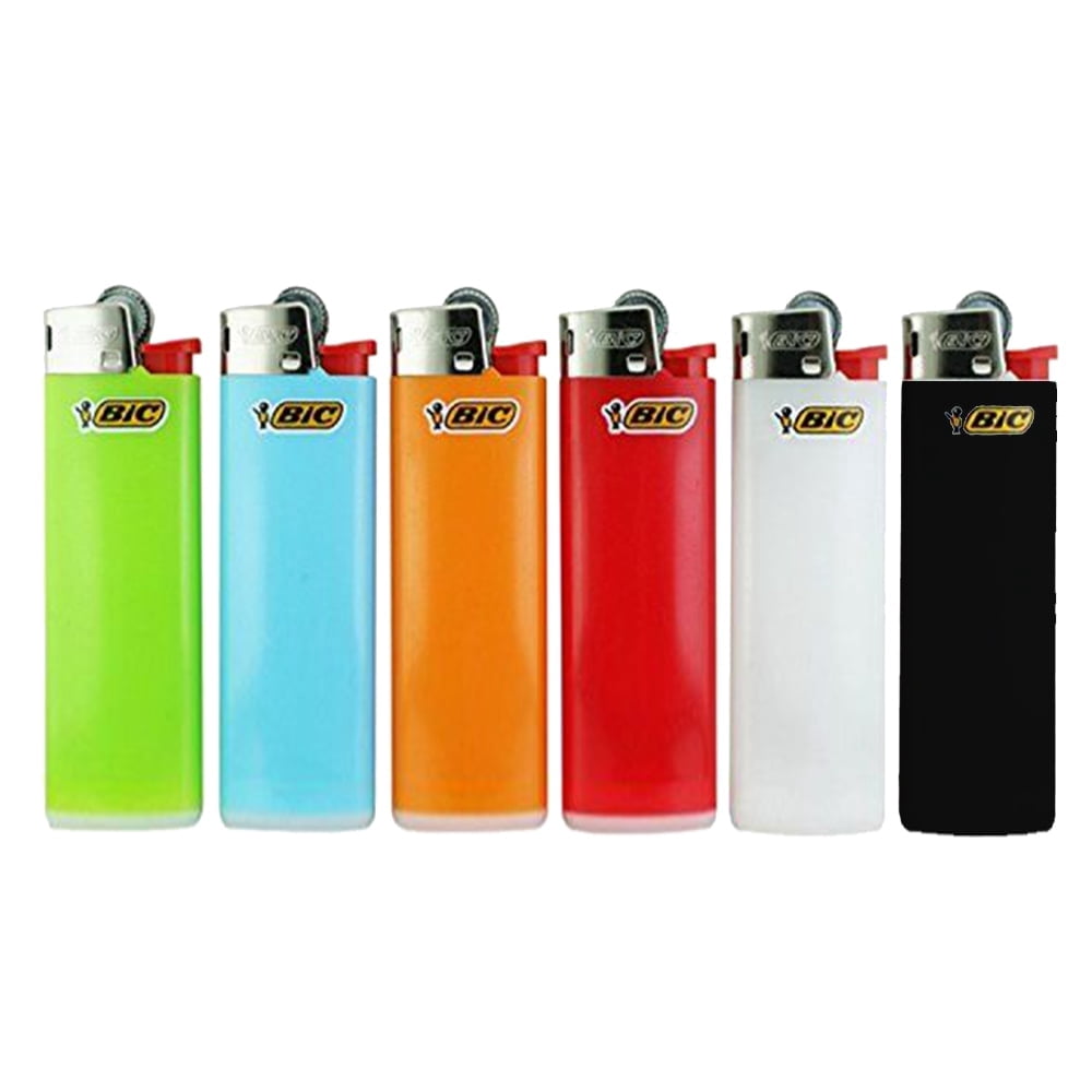 Bic Classic Lighter Full Size Assorted Colors (6-Pack) - Walmart.com