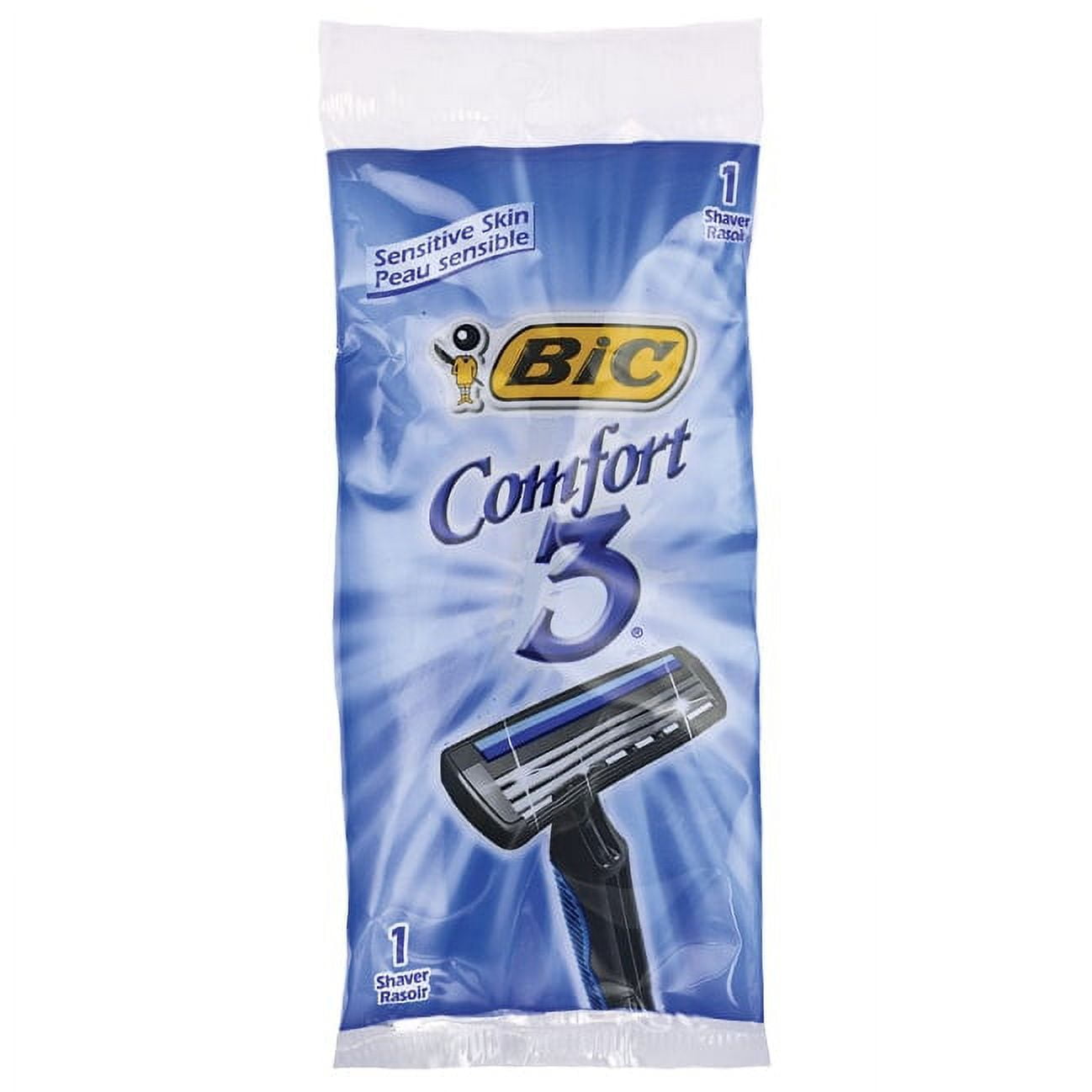 Bic Comfort 3 Razor for Men - Sensitive Skin 1 Ct - Walmart.com