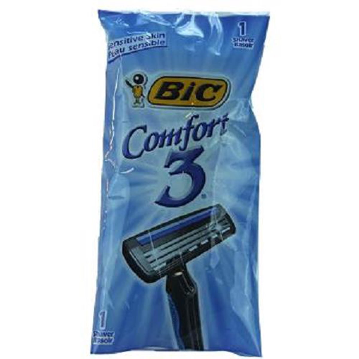 Bic Comfort 3 Razor for Men - Sensitive Skin 1 Ct - Walmart.com