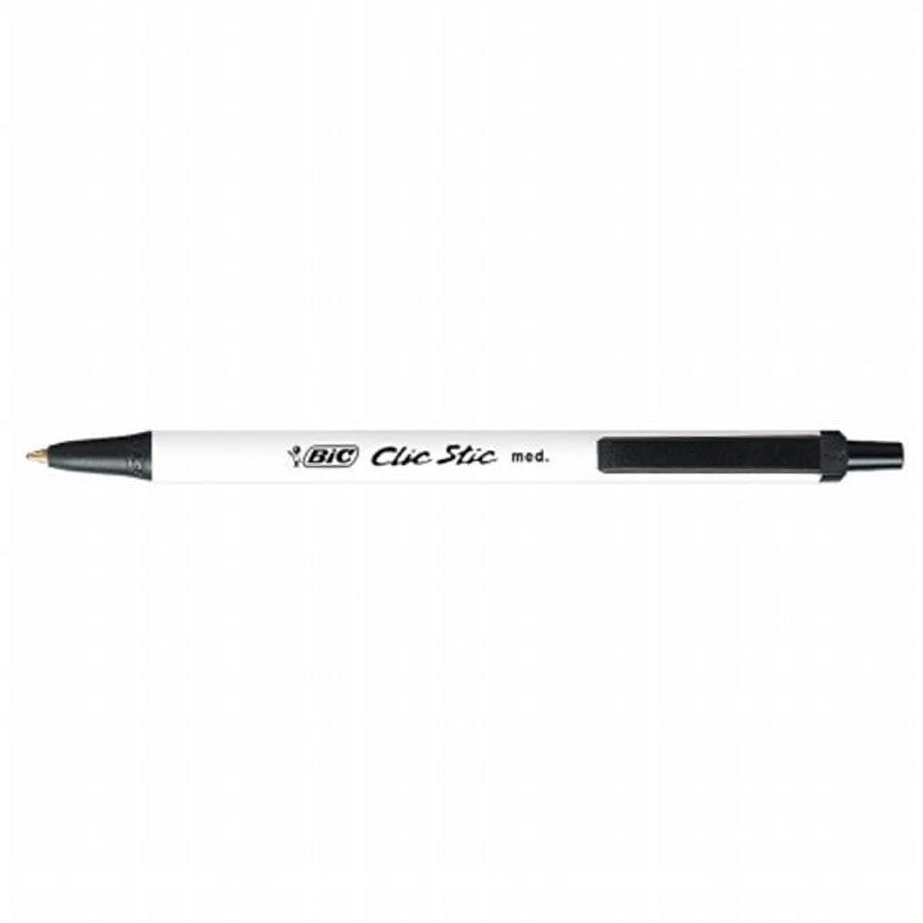 Bic Corp. Retractable Ballpoint Pen - 1 mm. Point Size - Black ...