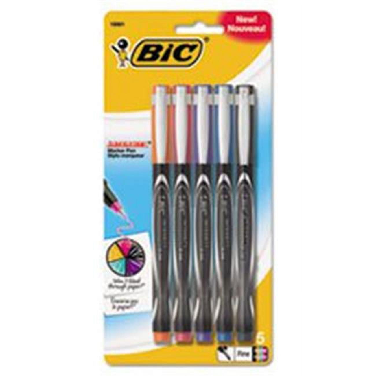 Bic Corporation FPINAP51AST Intensity Permanent Pen, 0.5 mm, Fine ...