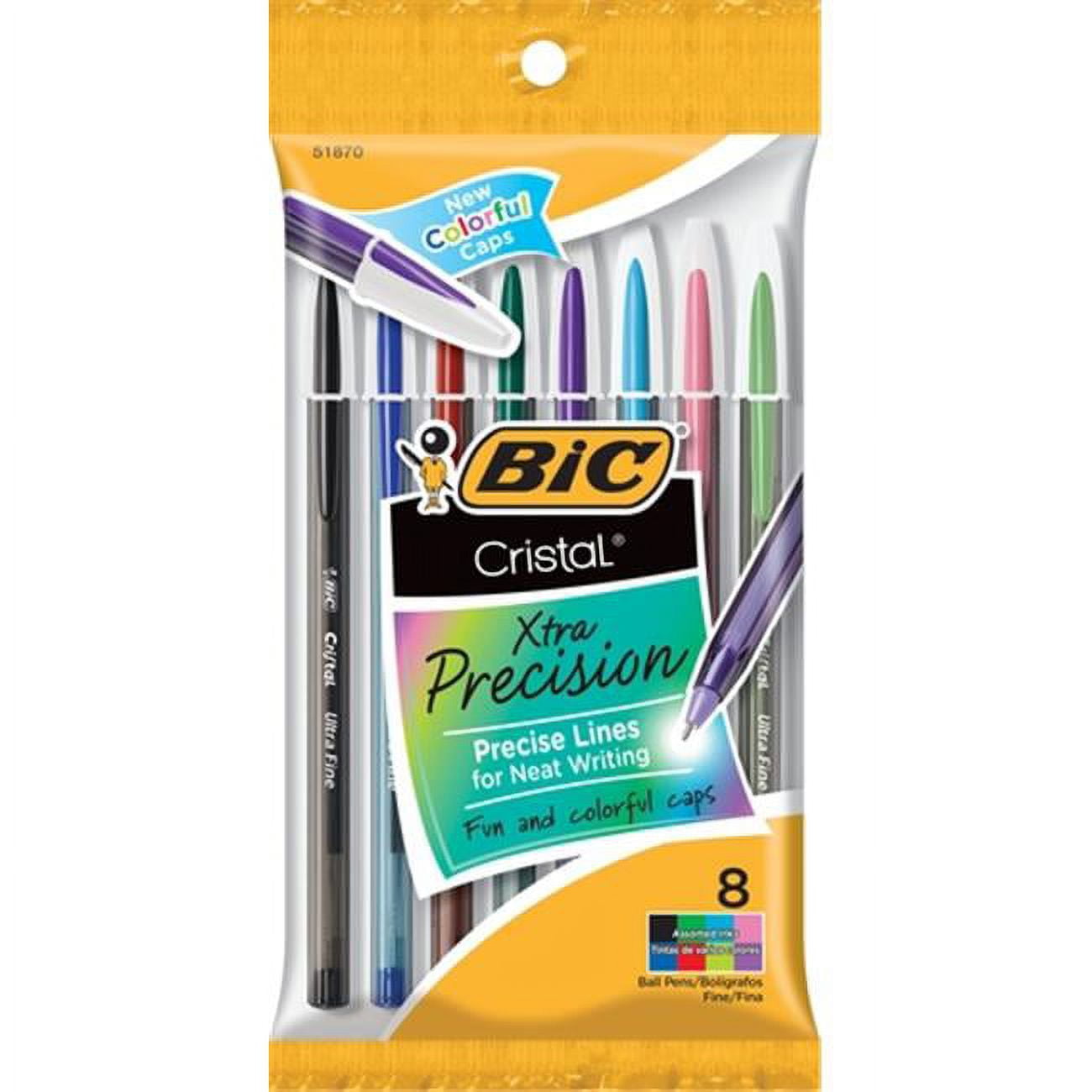 Bic Corporation MSEAP81 0. 7 mm. Cristal Xtra Precision Fine Stic ...