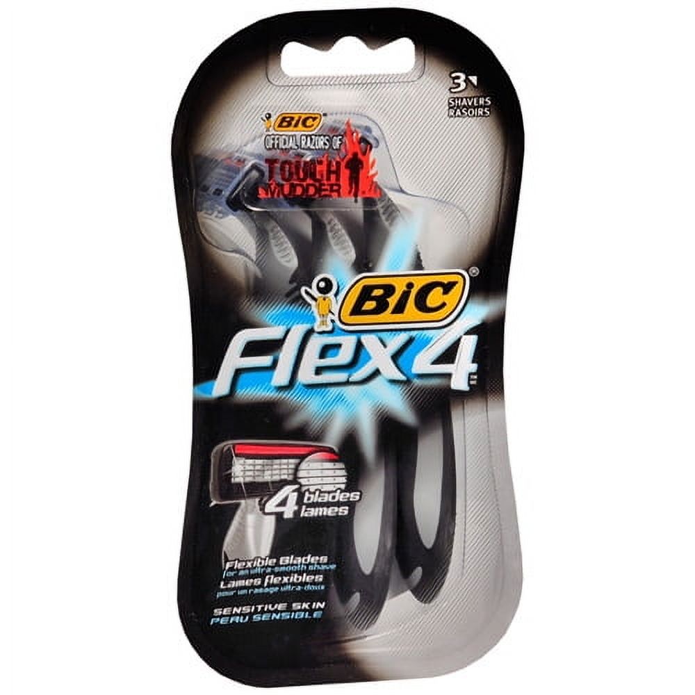 Bic Flex 4 , Disposable Shaver For Men - 3 Ea - Walmart.com