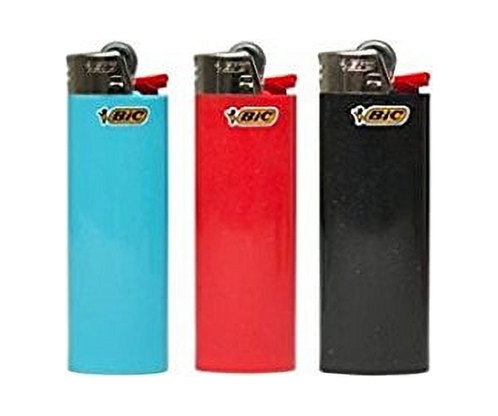 BIC Full-Size Lighter, Assorted Colors, Long-Lasting, 3-Pack - Walmart.com