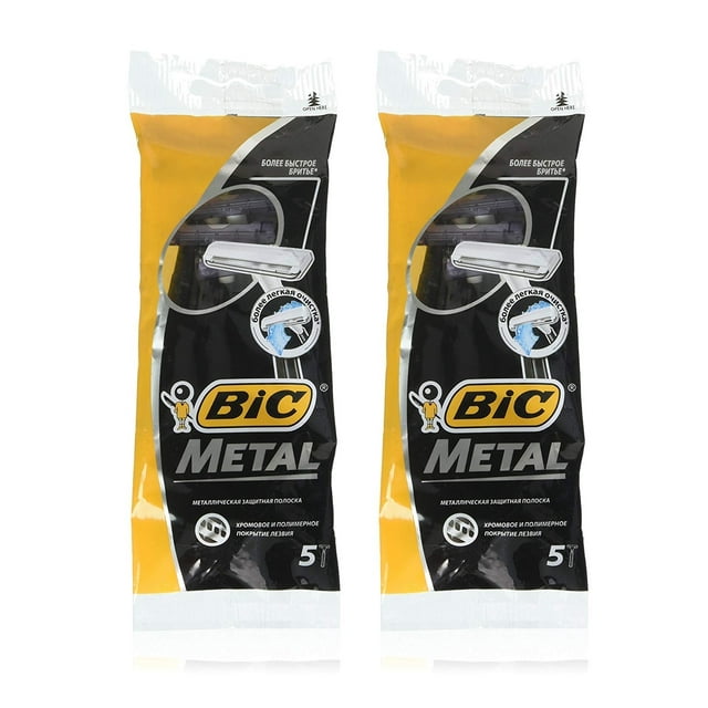 Bic Metal Bar Disposable Razor, 10 Count - Walmart.com